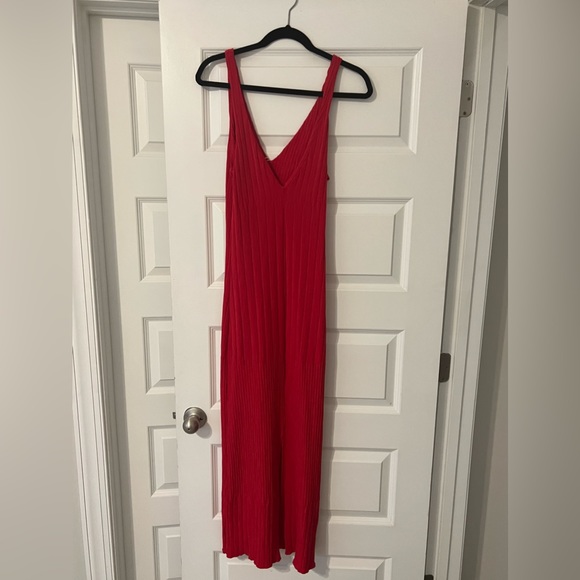 Zara Dresses New Zara Sexy Bold Pink Dress Poshmark